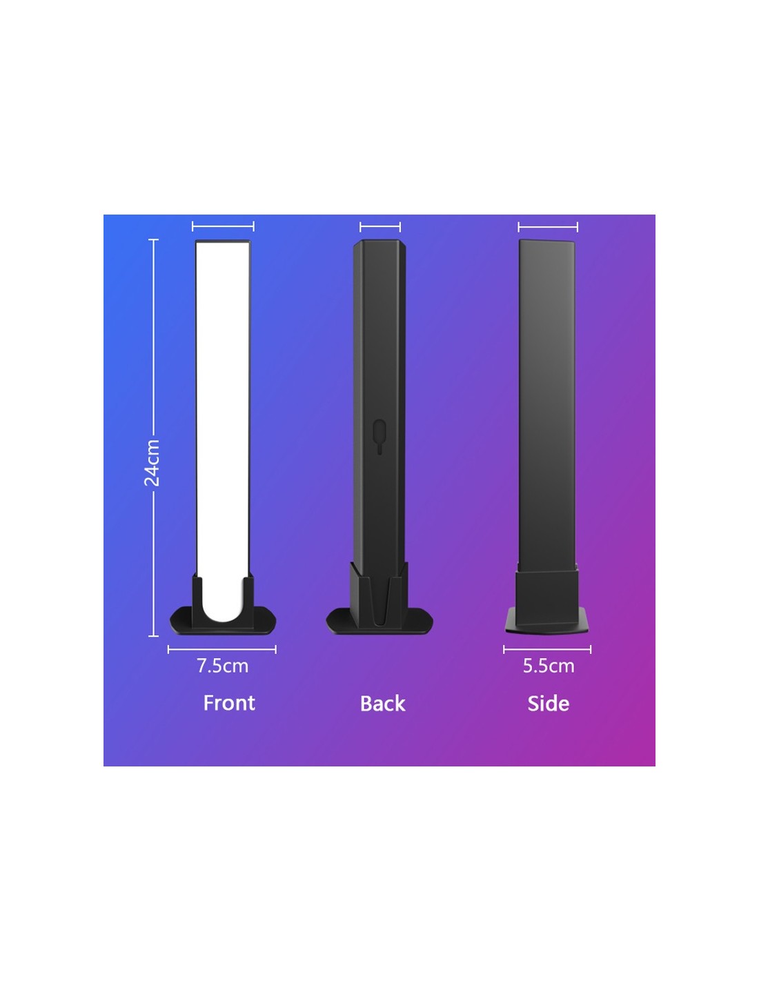 LUZ AMBIENTAL DE ESCRITORIO MOD. DX21003-WF